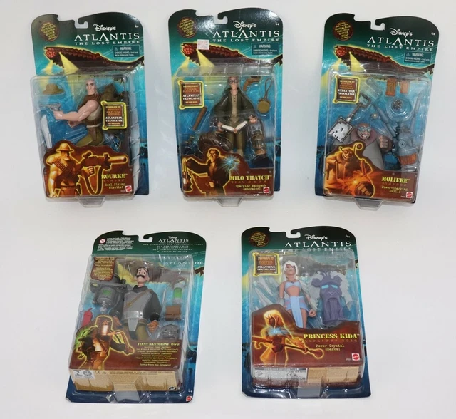MATTEL - DISNEYS Atlantis - The Lost Empire Lot Of (5)Moc Action ...