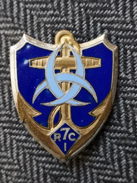 INSIGNE TDM - 7° Ric - Régiment Infanterie Coloniale - Drago Beranger EUR 32,50 - PicClick FR