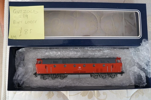 GUTZOLD HO GERMAN class 229 Diesel DB livery - missing buffers £75.00 ...