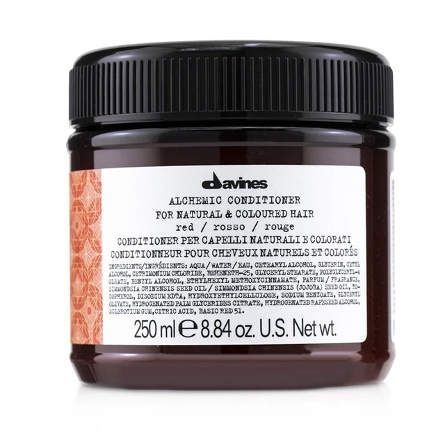 NEW DAVINES ALCHEMIC Conditioner - # Red (For Natural & Coloured Hair ...