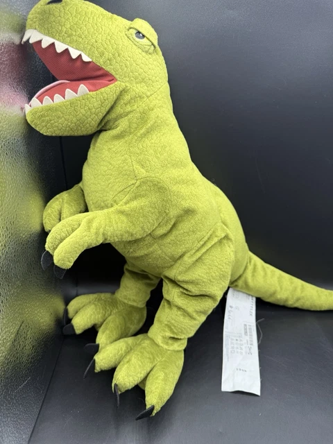IKEA LARGE JATTELIK Green T-Rex Dinosaur Soft Toy Plush Figure Teddy ...