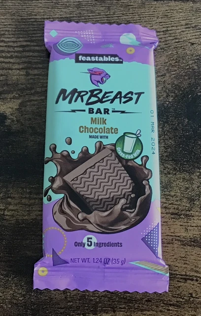 MR BEAST CHOCOLATE Feastables - Mini Milk Chocolate x 1 Bar £4.95 ...