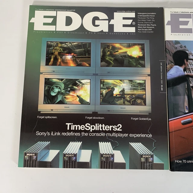 EDGE GAMING MAGAZINE Vintage Console Playstation Dreamcast Issue 89 And ...