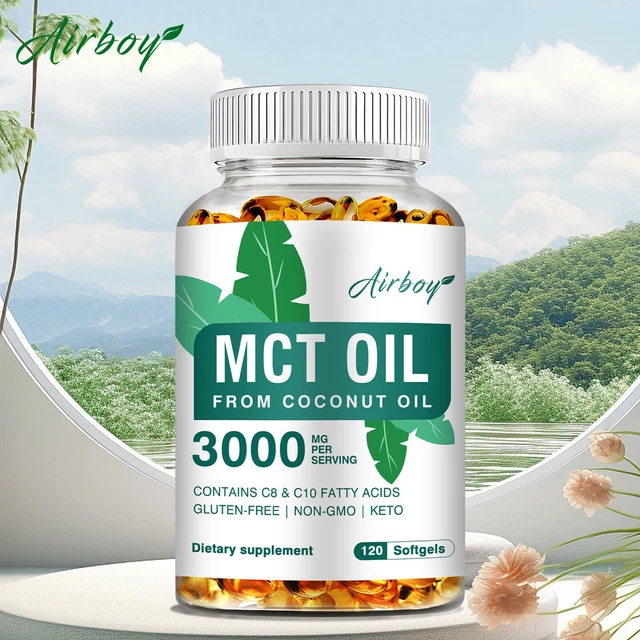 MCT OIL 3000MG - Energy,Anti-inflammatory,Improved Focus,Increased Mental Acuity £6.76 - PicClick UK