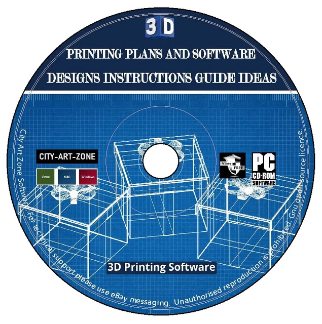 3D PRINTING PLANS Designs Models Instructions Guides Ideas And Software ...