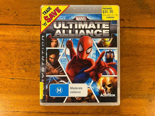 MARVEL ULTIMATE ALLIANCE Complete With Manual Playstation 3 Game PS3 ...