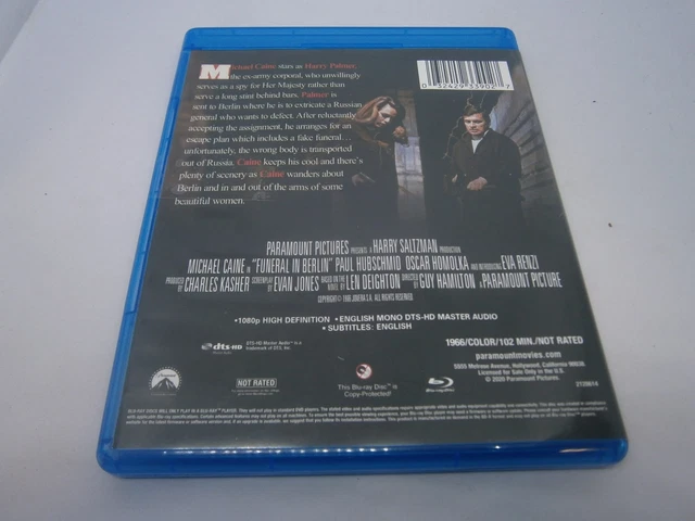 FUNERAL IN BERLIN (1966, Blu-ray) MICHAEL CANE -REGION FREE - FREE POST ...