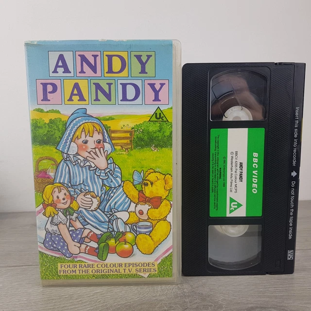 ANDY PANDY BBC VHS Video Four Rare Colour Episodes From The Original ...
