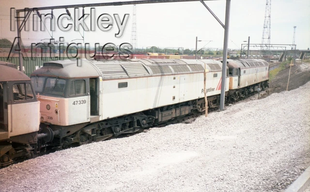 35MM NEGATIVE BR British Railways Diesel Loco Class 47 47339 Basford Hall 2003 £3.99 - PicClick UK