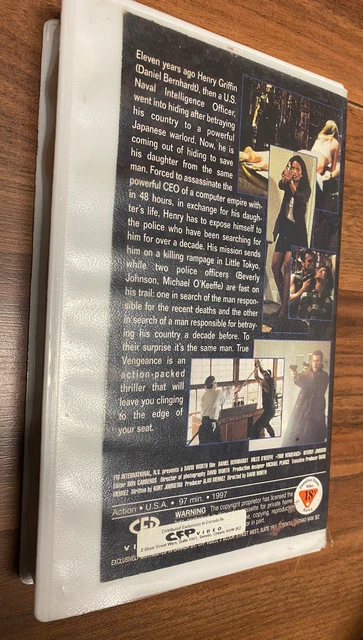 TRUE VENGEANCE RARE Vhs Clamshell Daniel Bernhardt Beverly Johnson $45. ...