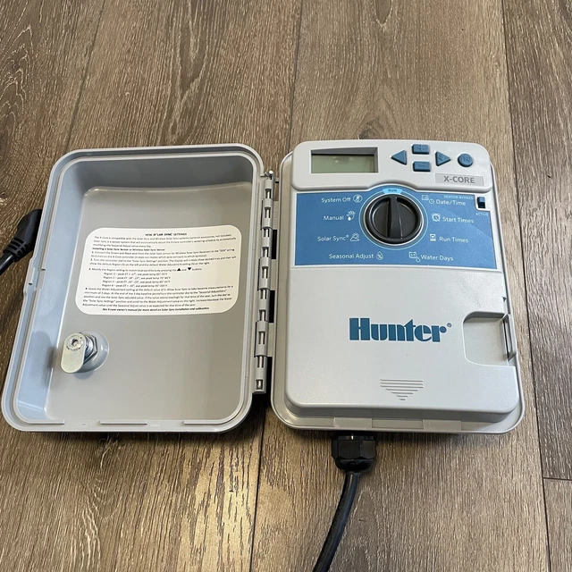 HUNTER X-CORE XC-400 4 Zone Station Outdoor Sprinkler Control Timer ...