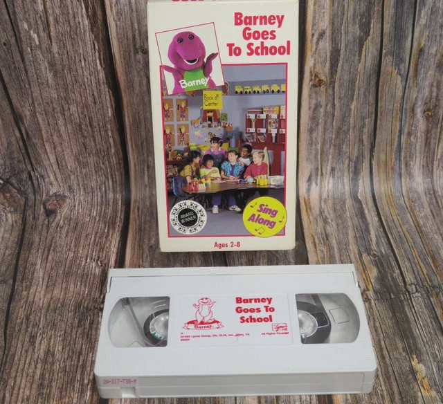 BARNEY & BACKYARD Gang Goes To School VHS Video Tape 1990 Lyons Sing ...