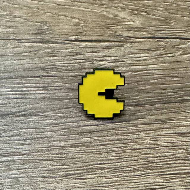 NEW PAC-MAN ghost INKY enamel pin - 80's retro video game Arcade ...