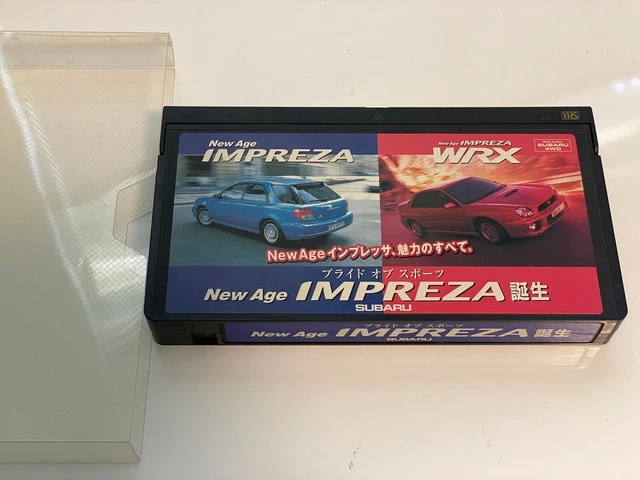 RARE JDM SUBARU New Age Impreza WRX VHS Video Tape Japanese Car NTSC £ ...