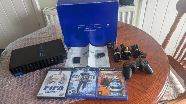TESTED COMPLETE BOXED PS2 Bundle With Games,Memory Card,Cables And ...