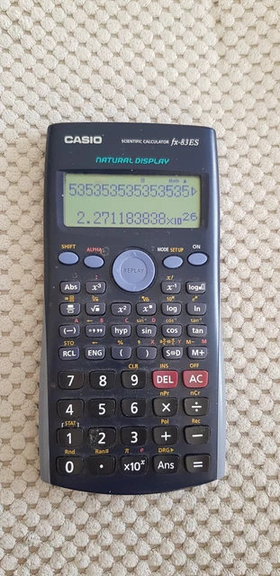 CASIO FX-83ES SCIENTIFIC Calculator GCSE A Level Working (NO CASE) £5. ...