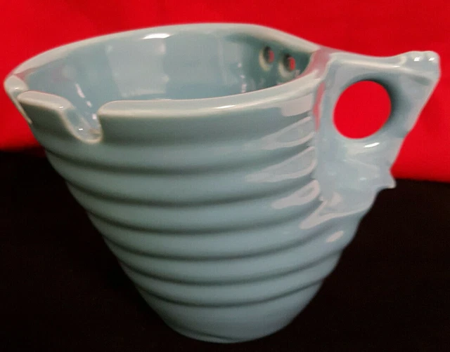 ELAN POTTERY Pale Blue Ceramic Beehive Udon Ramen Noodle Mug/Bowl MINT ...