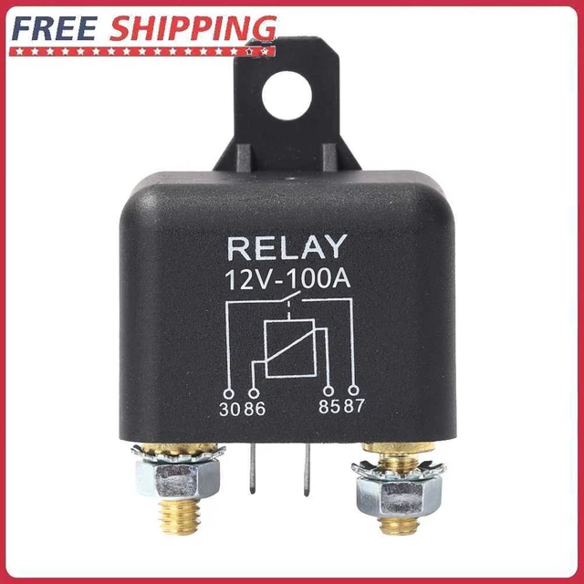 12V 100A CAR Start Relay Protective Automobile Current Power Control ...