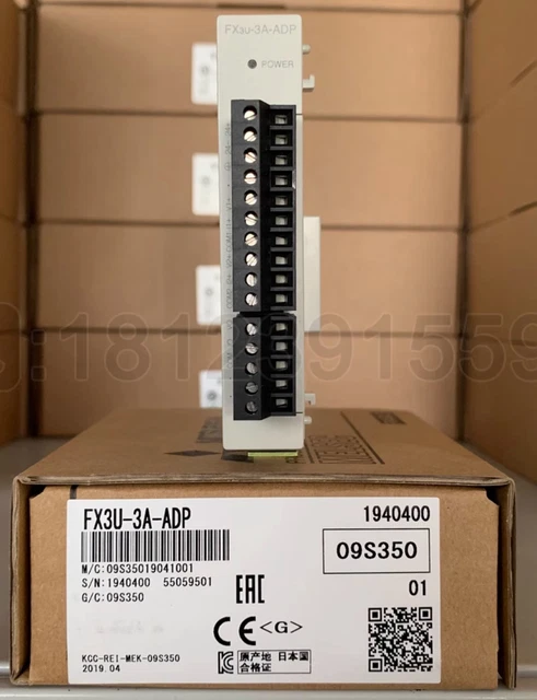 MITSUBISHI PLC PROGRAMMABLE Controllers Processors Module FX3U-3A-ADP ...