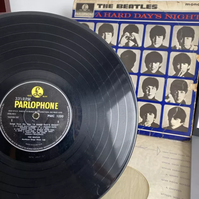 THE BEATLES - A Hard Day's Night 1964 vinyl mono LP £0.99 - PicClick UK