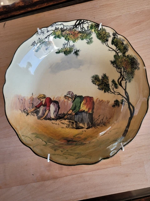 Vintage Royal Doulton Old English Scenes The Gleaners Bowl D3191 £499 Picclick Uk