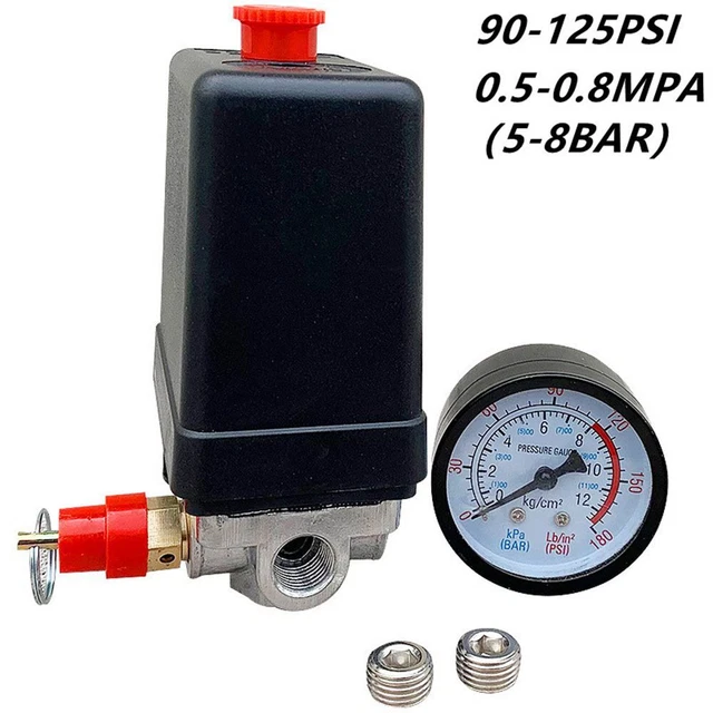 SINGLE-PHASE SAFETY VALVE Pressure Gauge Switch Control Valve Air ...