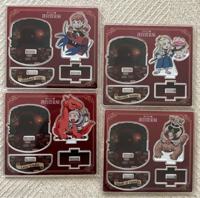 DELICIOUS IN DUNGEON Meshi Exhibition 2024 Acrylic Stand Figure Set of ...