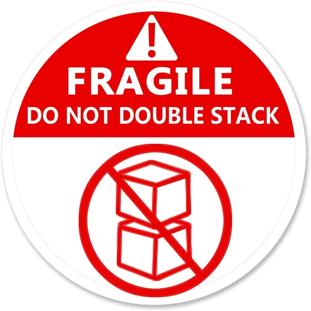 DO NOT STACK Shipping Labels,Shipping Warning Stickers for Package,Box ...