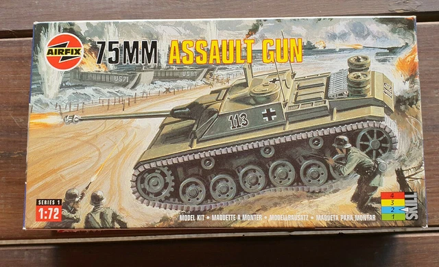 AIRFIX BOX OF Model Empty Char Tank 75 MM Assault Gun Gauge: 1/72 $11. ...