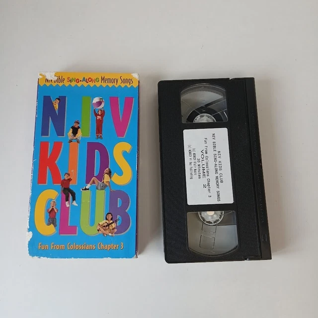 NIV KIDS CLUB Vhs Sing Along Memory Songs Colossians Chapter 3 £12.95 ...