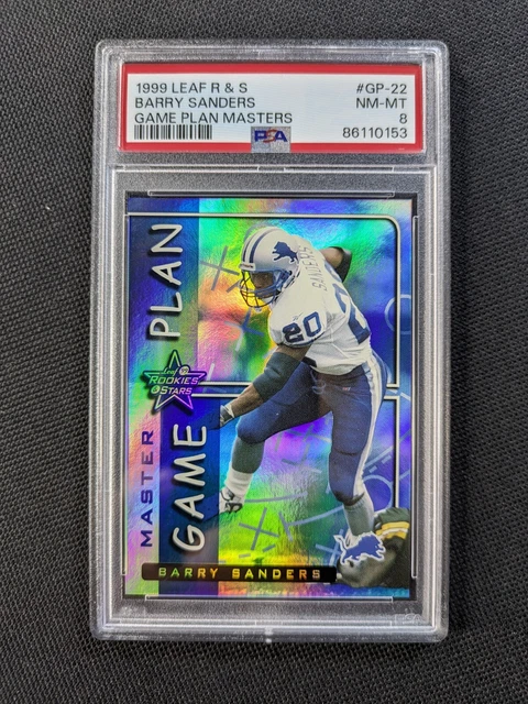 MASTERS PARALLEL /50 Leaf R&S 1999 Master Game Plan Barry Sanders POP 1 ...