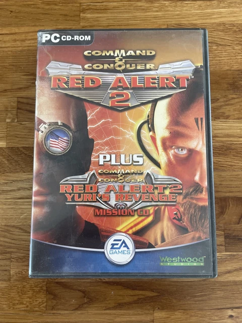 COMMAND & CONQUER Red Alert 2 Yuri's Revenge Mission PC CD ROM Box Set ...