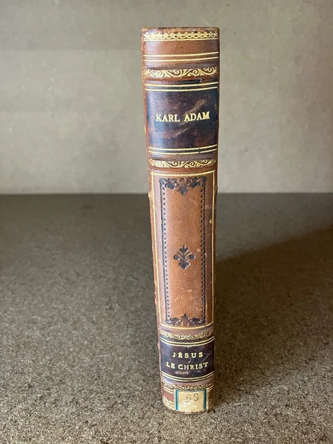 JESUS LE CHRIST Karl Adam E. Ricard Editions Salvator 1934 7° mille EUR ...