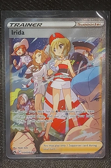 IRIDA GG63/GG70 POKÉMON TCG Crown Zenith: Galarian Gallery Holo Ultra ...