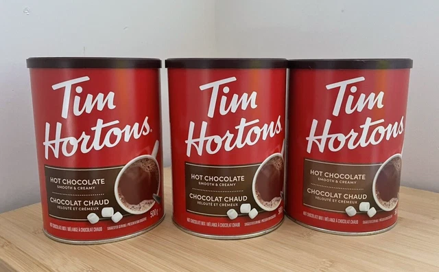 TIM HORTONS HOT Chocolate 500g/17.6oz 3-Pack £29.67 - PicClick UK