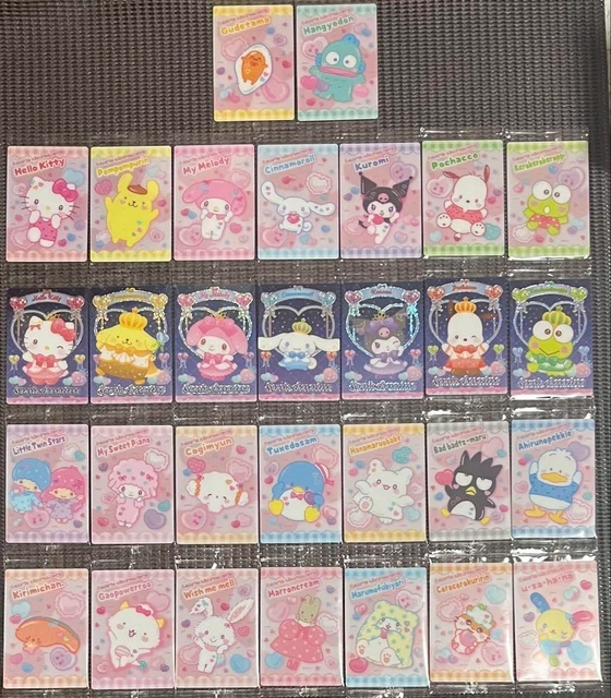 SANRIO CHARACTERS WAFER Card Vol.9 Complete Set 30 Types BANDAI Japan ...