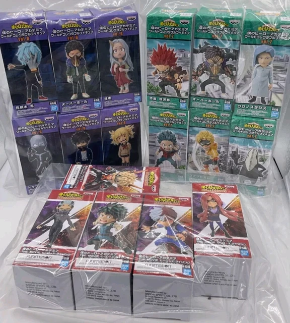 MY HERO ACADEMIA Banpresto WCF World Collectible Figure NEW MHA Anime ...