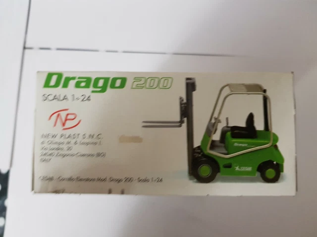 BOX EMPTY FORKLIFT Dragon 200 Cesab Assembly Kit 1/24 - Metal- Only Box ...