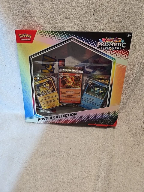 POKEMON SCARLET VIOLET Prismatic Evolutions Poster Collection Box (New ...