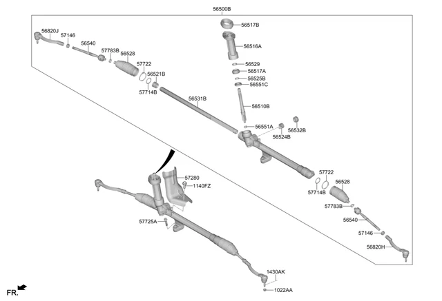 GENUINE NEW BELLOWS-STEERING Gear Box 2Ea Hyundai Staria Elite 2022-Onward 3.5L $109.00 ...