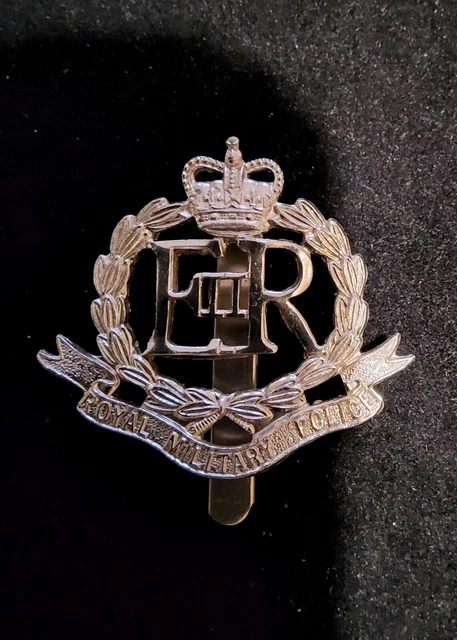 GENUINE ROYAL MILITARY Police RMP Staybrite Cap Badge British Army ...