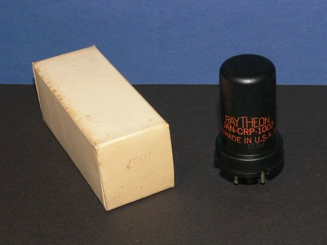 RAYTHEON JAN-CRP 1007 Gasgefüllt Zweiweg Redresseur Tubulure Tube Neuf ...