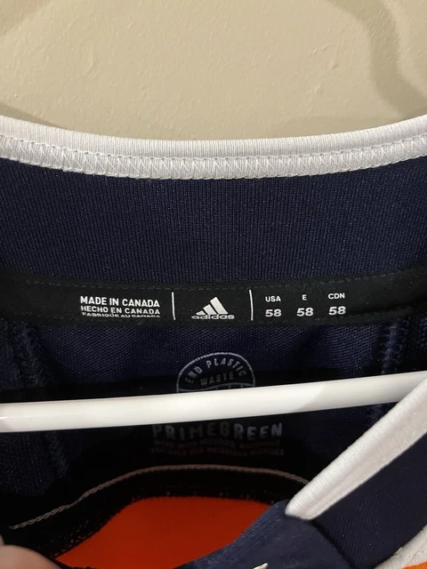 EDMONTON OILERS MIC PG Adidas Authentic Pro Made In Canada Primegreen ...