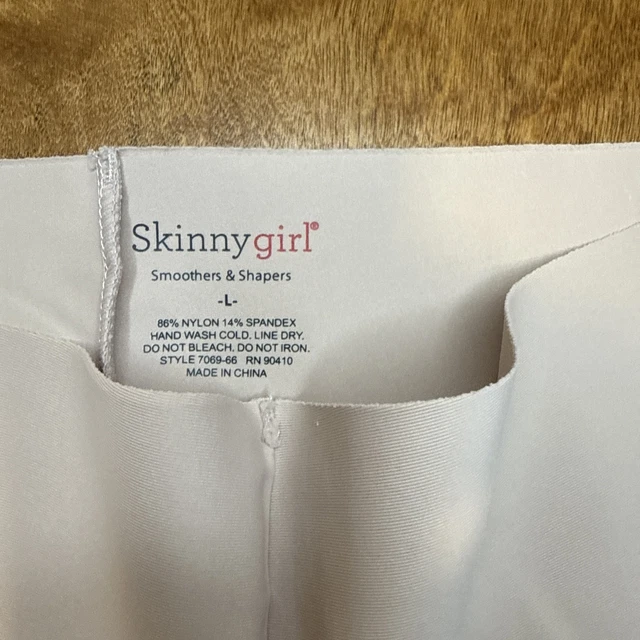 SKINNY GIRL SMOOTHERS And Shapers Shapewear High Waist Shorts Size L ...