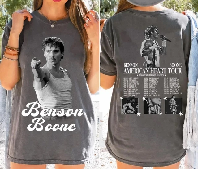 BENSON BOONE AMERICA Heart Tour 2025 Shirt, Benson Boone Concert T ...