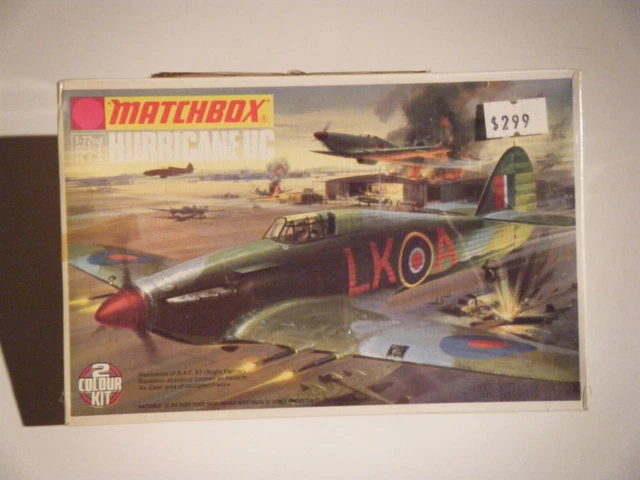 SEALED CLASSIC 1973 MATCHBOX 1/72s WW II RAF HAWKER HURRICANE Mk. IIc Fighter EUR 14,05 ...
