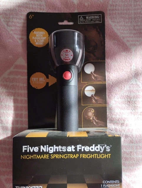 FIVE NIGHTS AT Freddy's Nightmare Springtrap Frightlight Flashlight ...