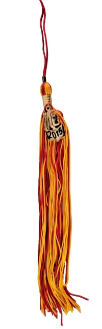 GRADUATION TASSEL RED & Yellow or Gold Indian Head 2015 Jostens £9.91 ...