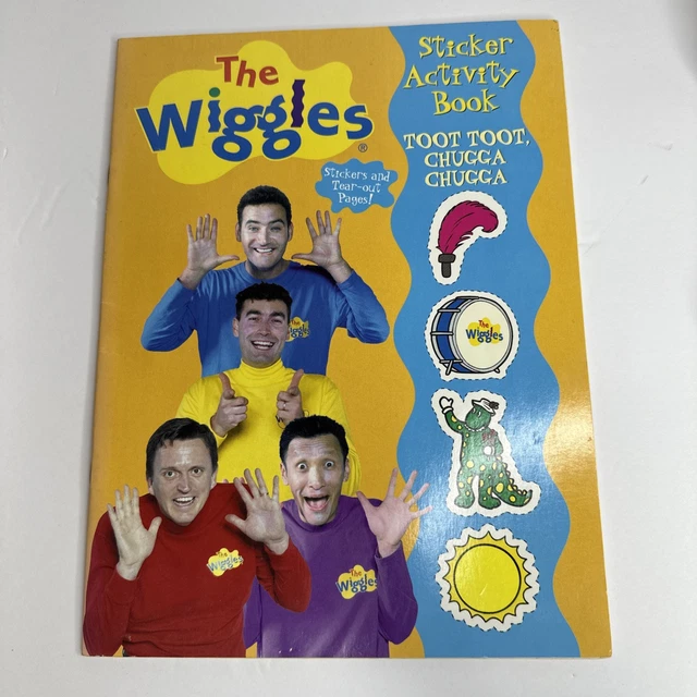 THE WIGGLES 2004 Sticker Activity Book Orig Cast Toot Toot Chugga ...