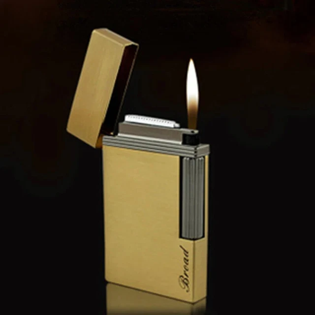 ANTIQUE CIGAR LIGHTERS Vintage Butane LIGHTER Metal Gas Torch Smoking ...
